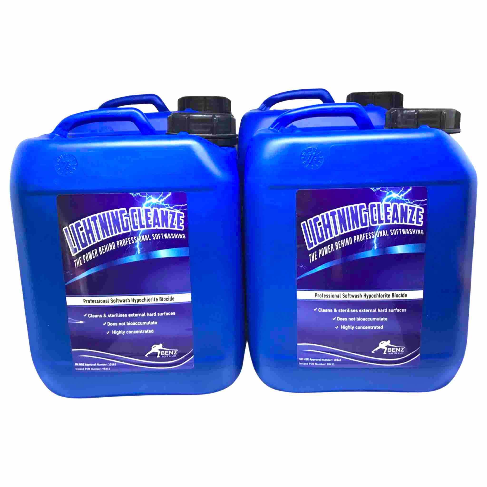 LIGHTNING CLEANZE– Government approved sodium hypochlorite biocide ...