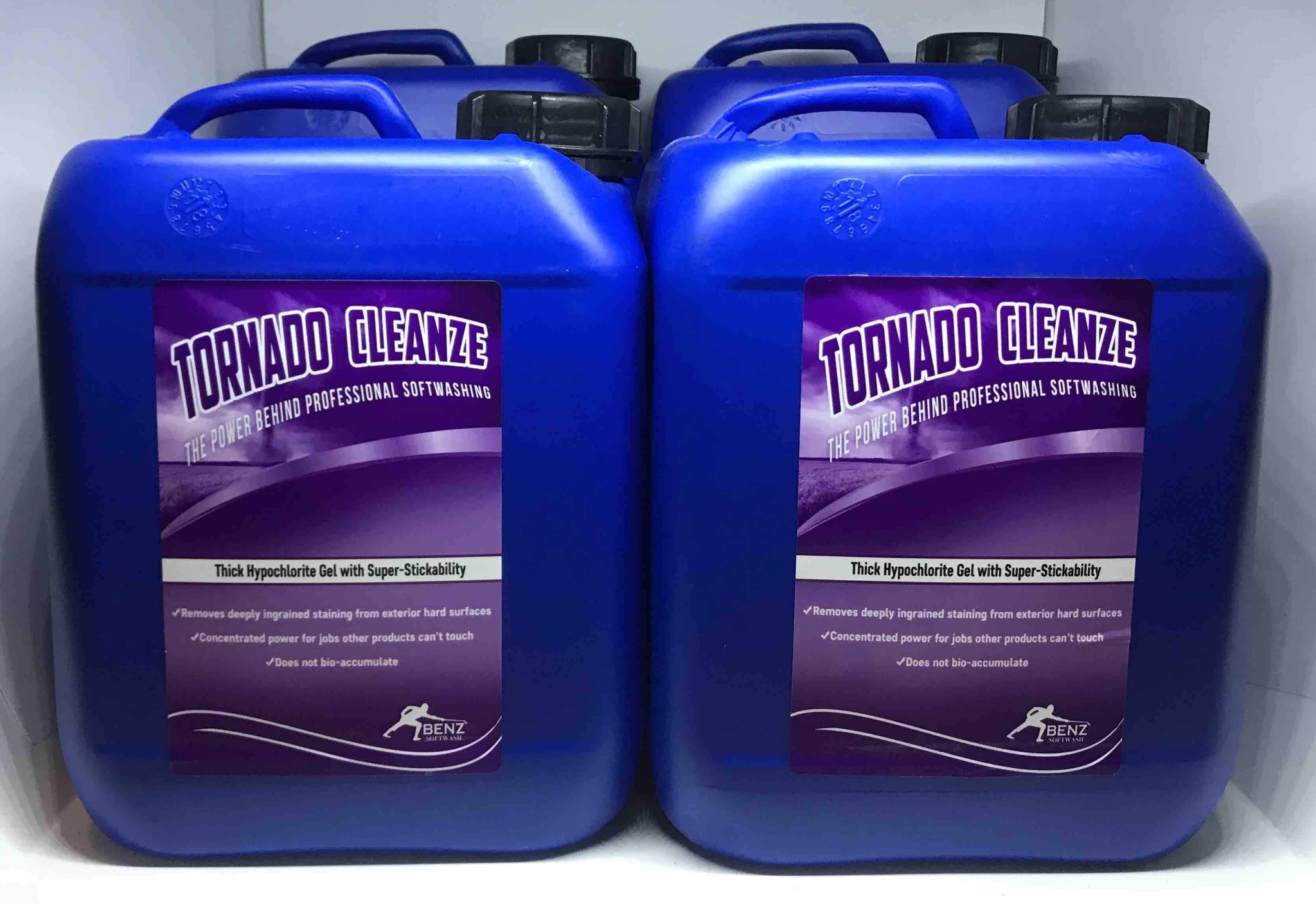 TORNADO CLEANZE – Thick softwash gel: Rapidly removes ingrained black ...